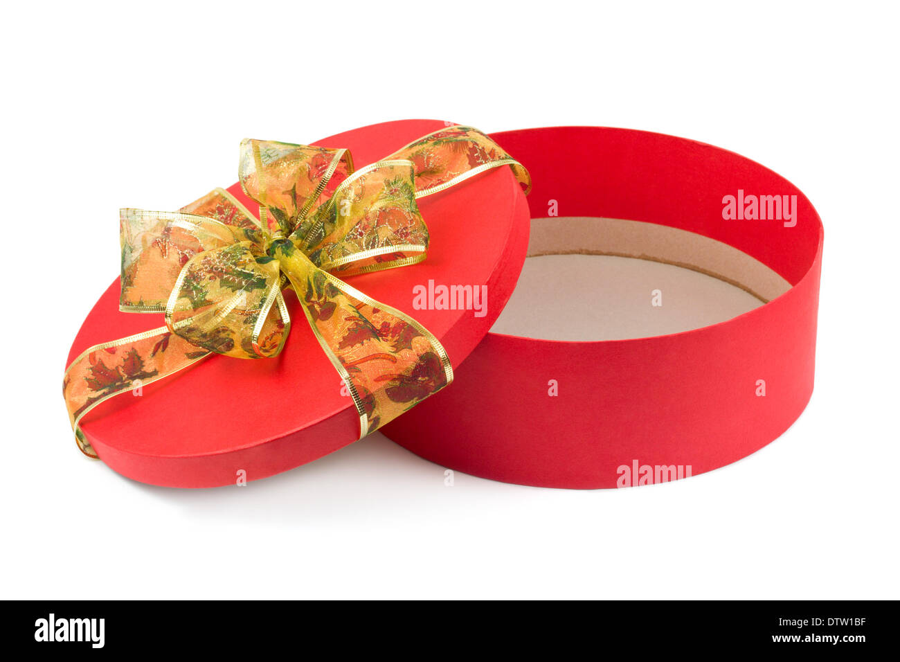 Box with bow Stock Photo - Alamy
