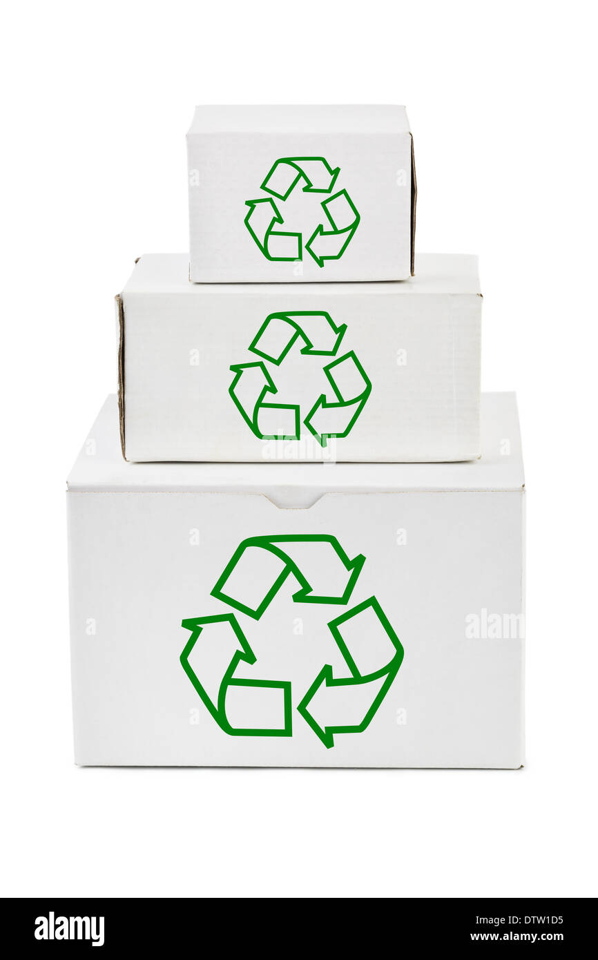 Stack of boxes Stock Photo - Alamy