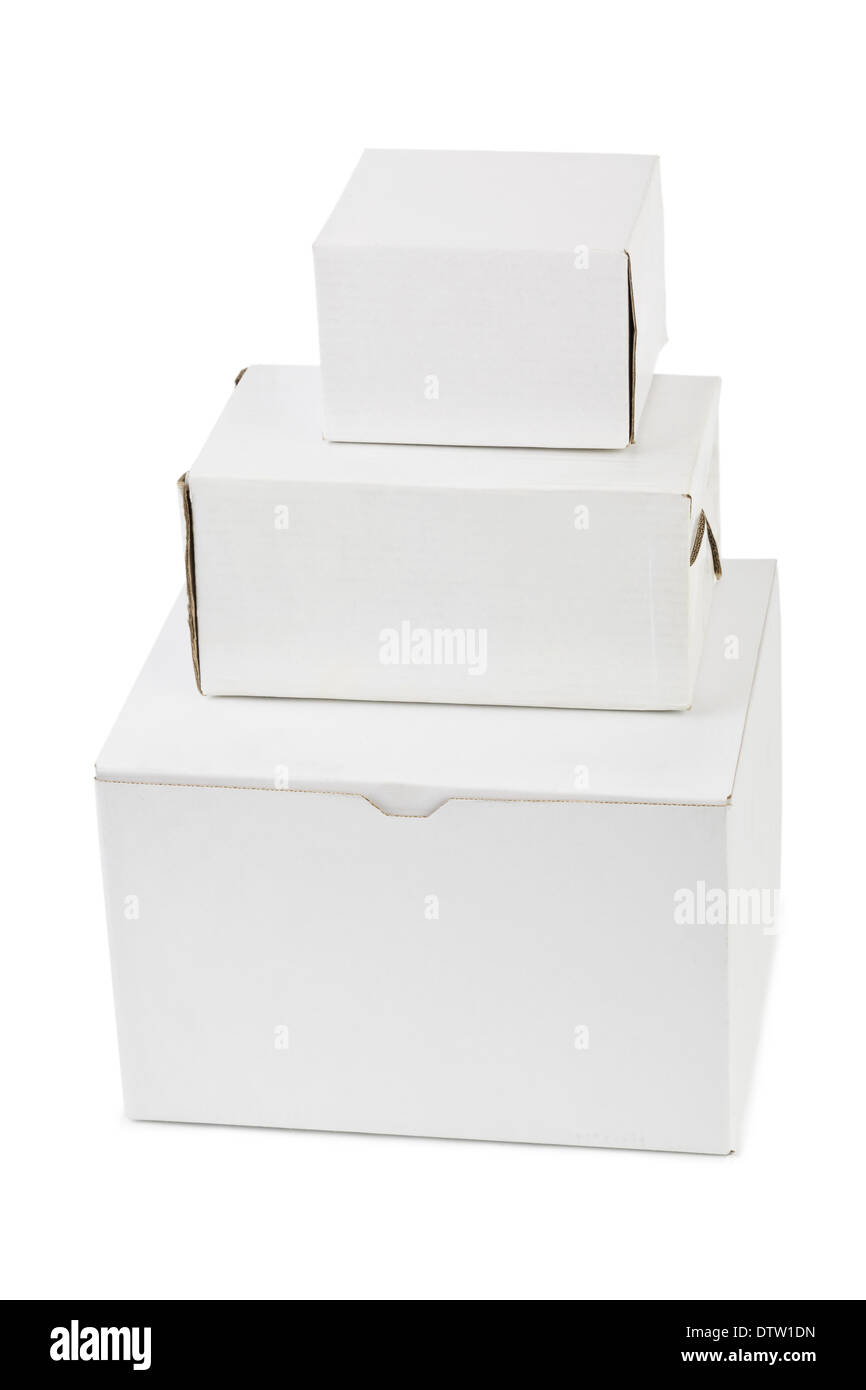 Stack of boxes Stock Photo - Alamy