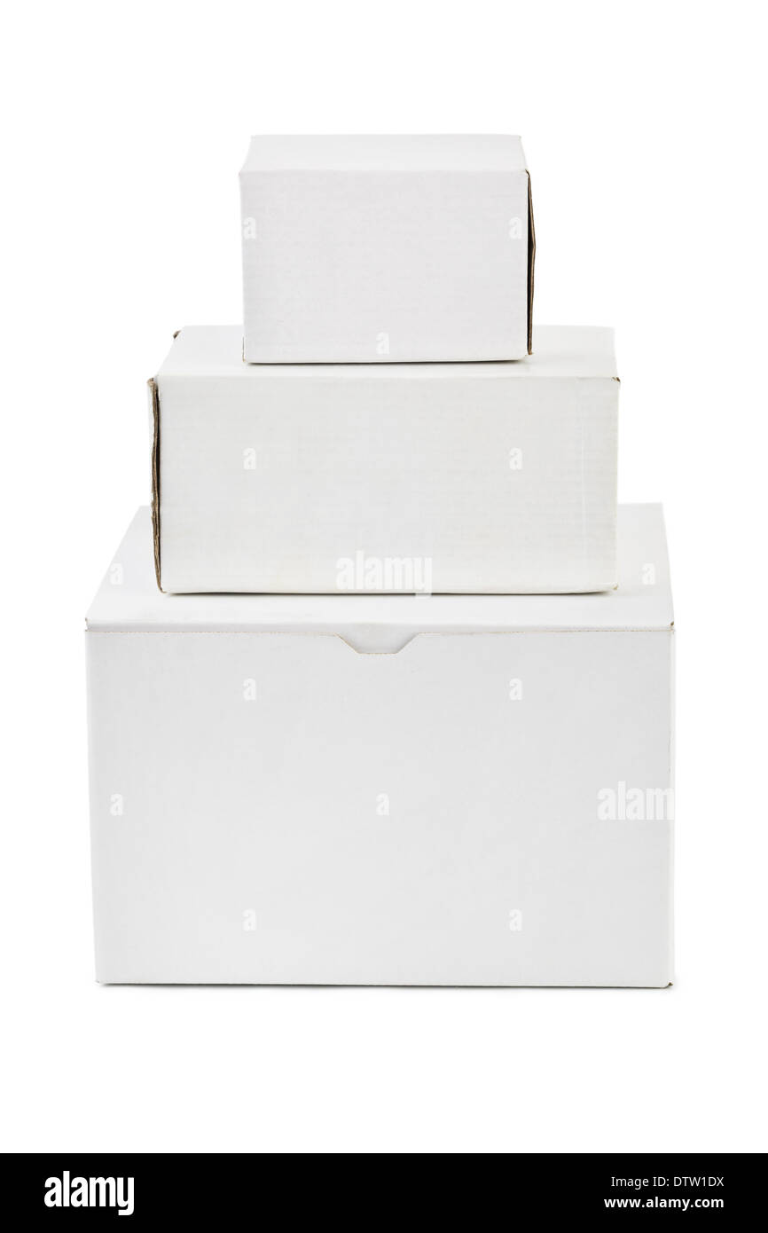 Stack of boxes Stock Photo - Alamy