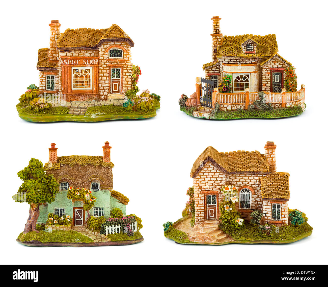 Collection of toys house Stock Photo - Alamy