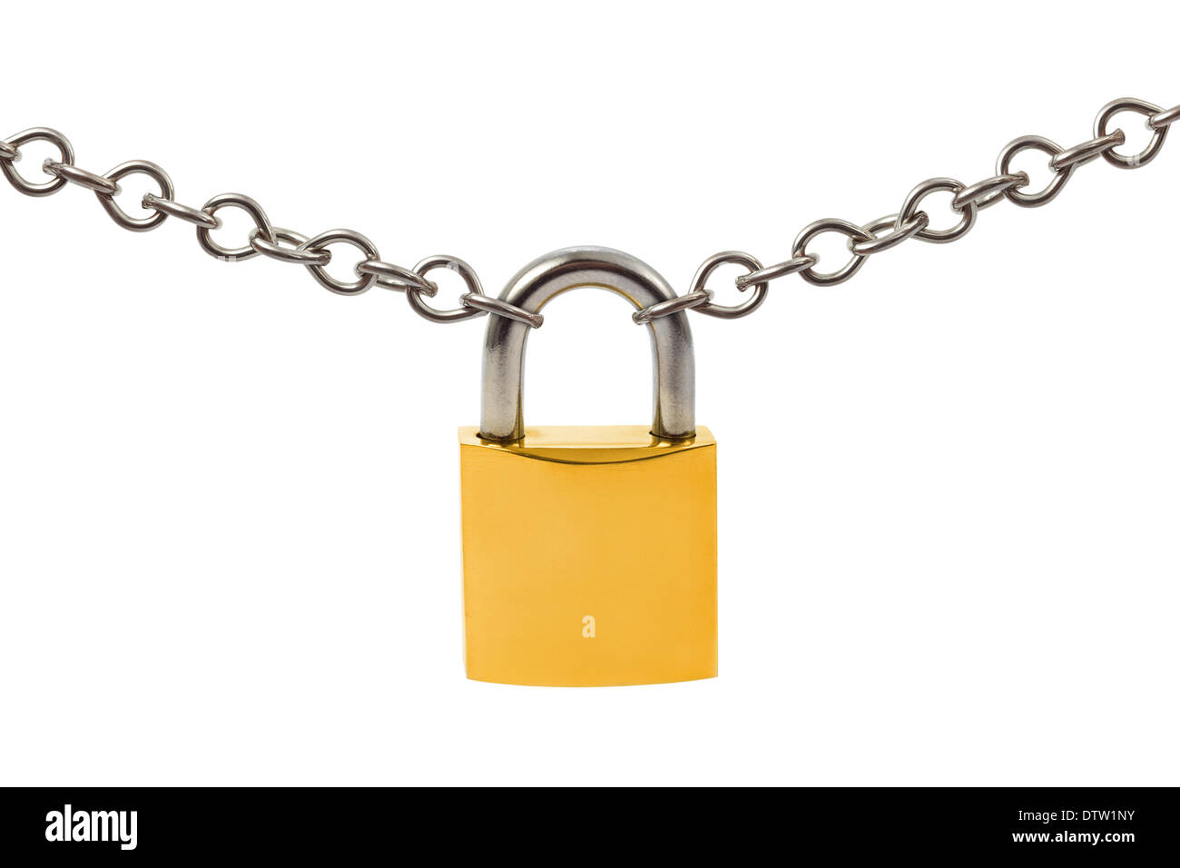 Closed lock key line Cut Out Stock Images & Pictures - Alamy