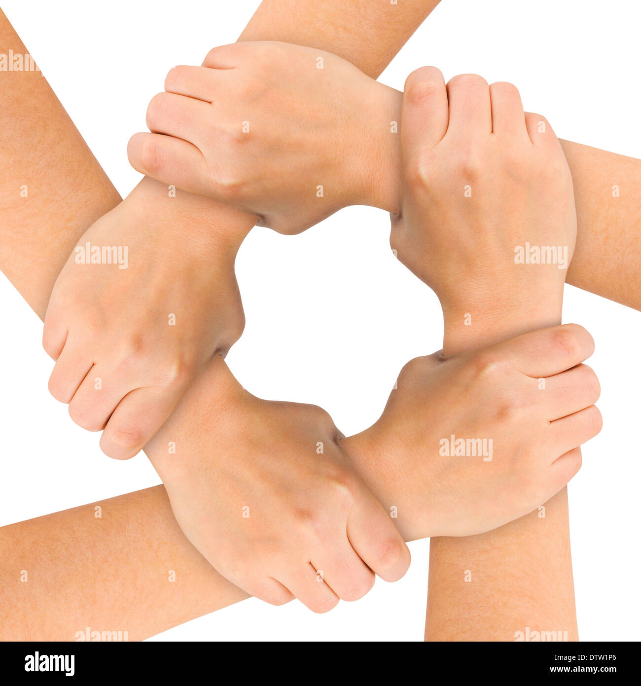 United hands Cut Out Stock Images & Pictures - Alamy
