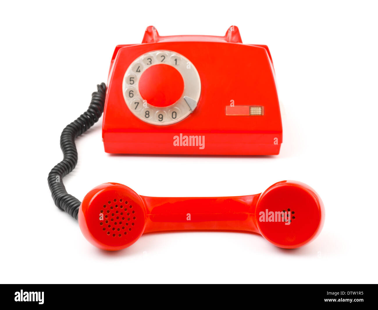 Telephone and receiver Stock Photo - Alamy
