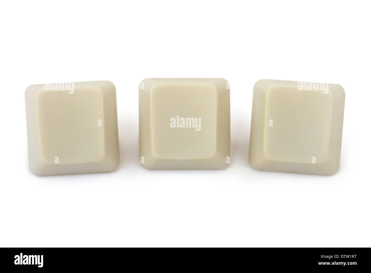 Three blank computer buttons Stock Photo - Alamy