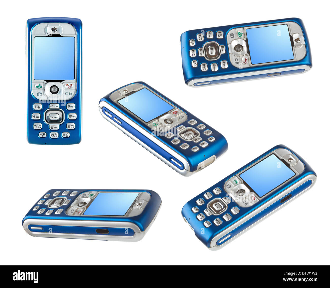 Set of mobile phones Stock Photo - Alamy