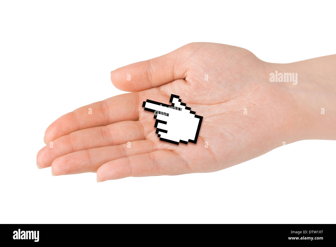 Finger cursor hi-res stock photography and images - Alamy