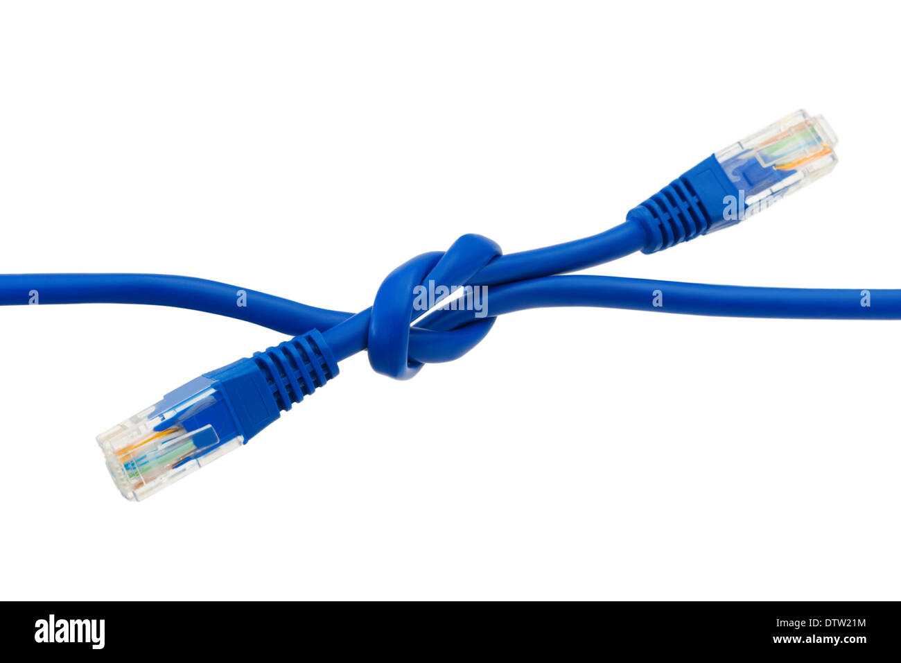 Connected internet cables Stock Photo - Alamy