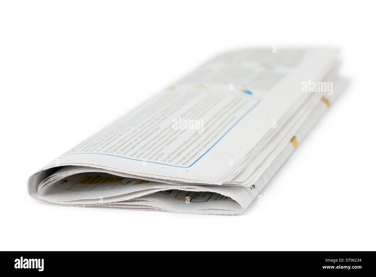 Folded newspaper hi-res stock photography and images - Alamy