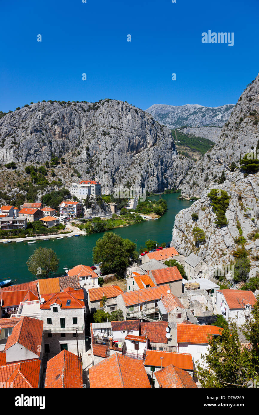 Town Omis in Croatia Stock Photo - Alamy