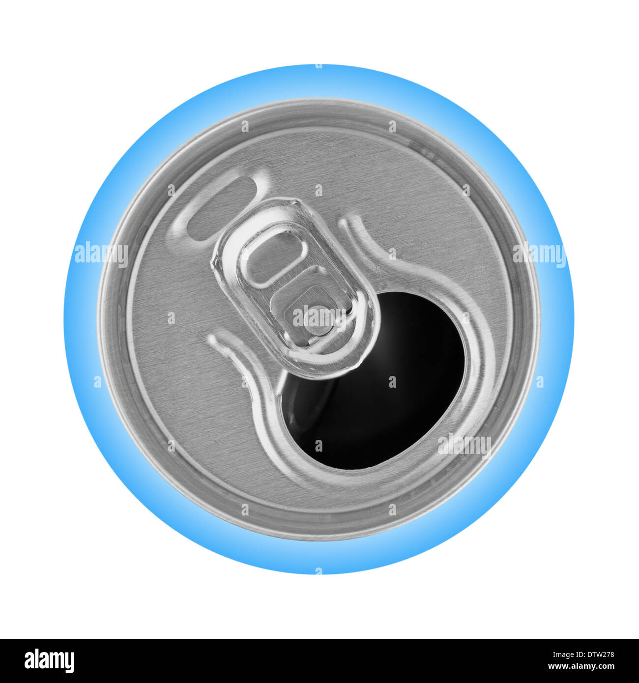 Opened metal can Stock Photo - Alamy