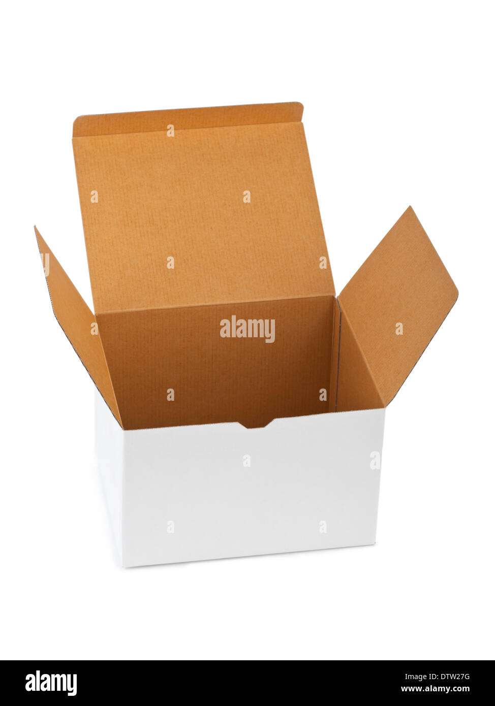 Empty cardboard box Stock Photo - Alamy