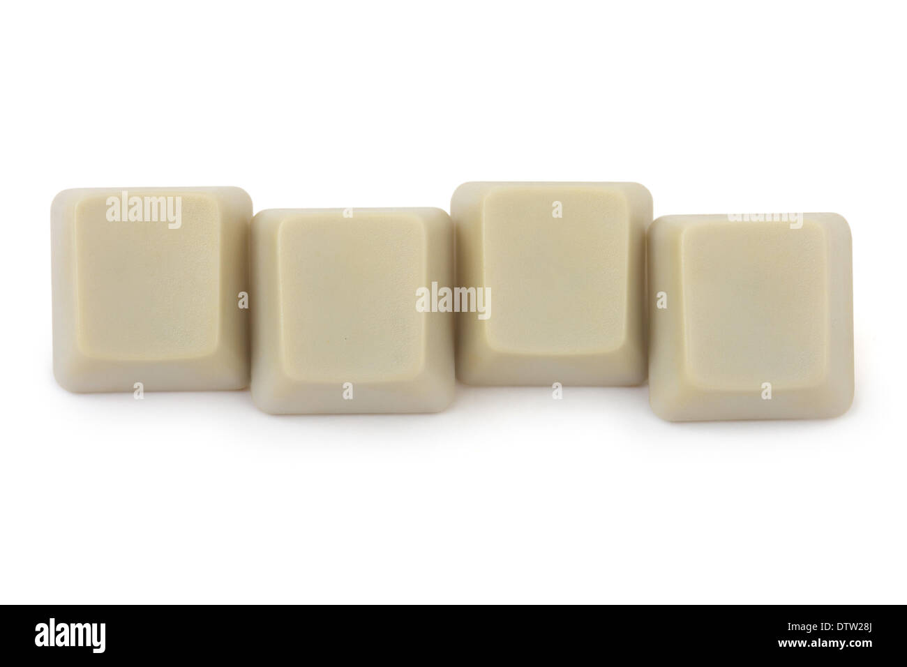 Four blank computer buttons Stock Photo - Alamy
