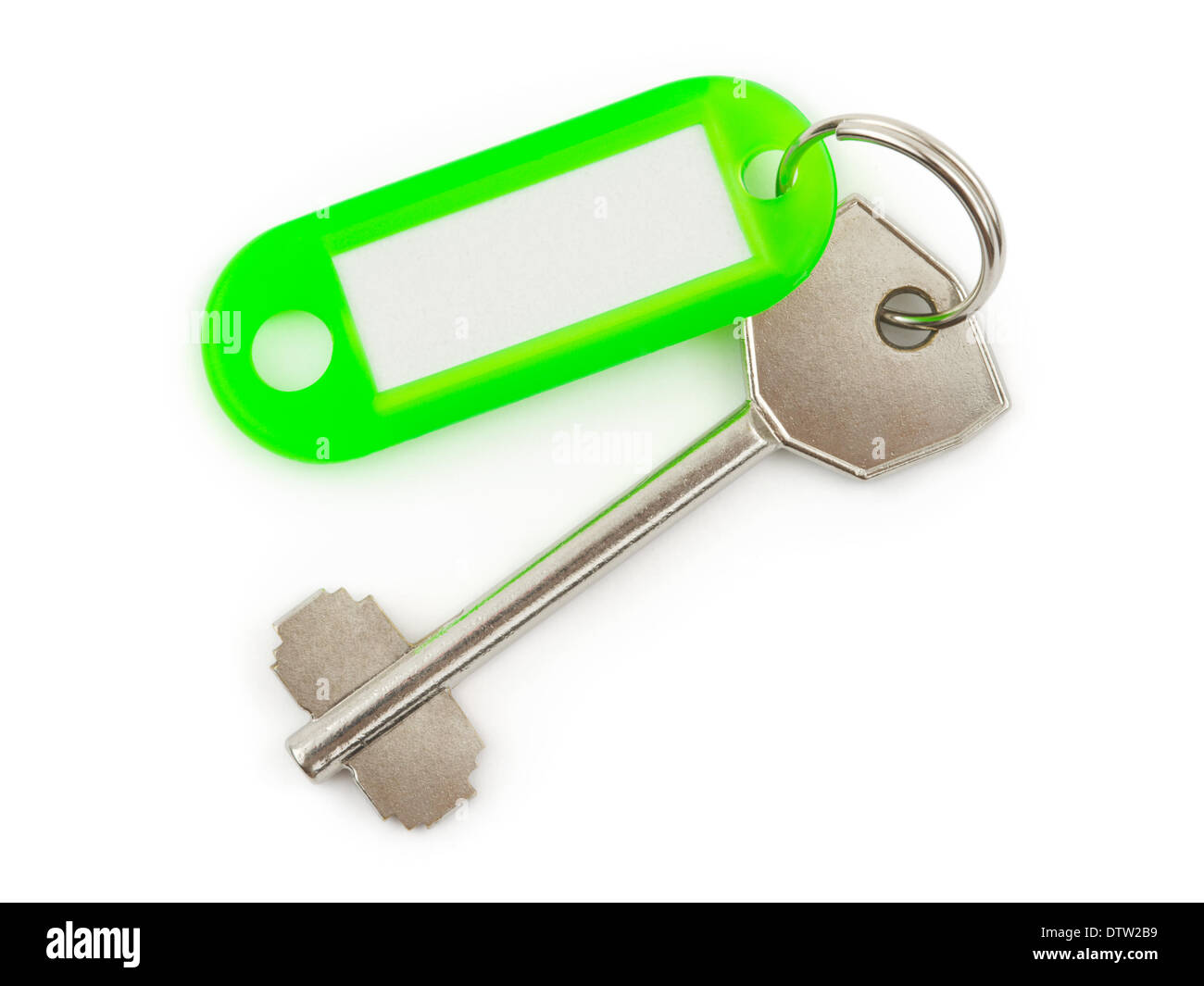 Key with label Stock Photo - Alamy