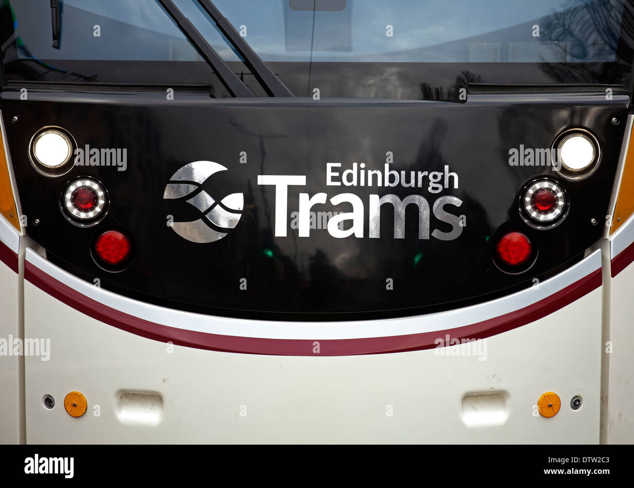 Edinburgh Tram Scotland UK Stock Photo - Alamy