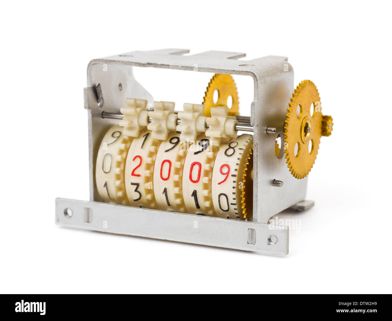Counter - numbers 2009 Stock Photo - Alamy