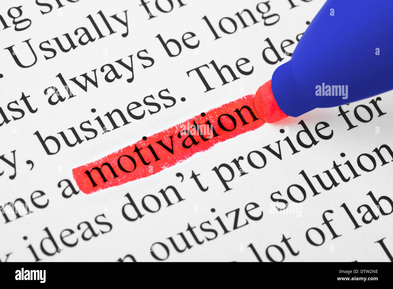 Motivation word hi-res stock photography and images - Alamy