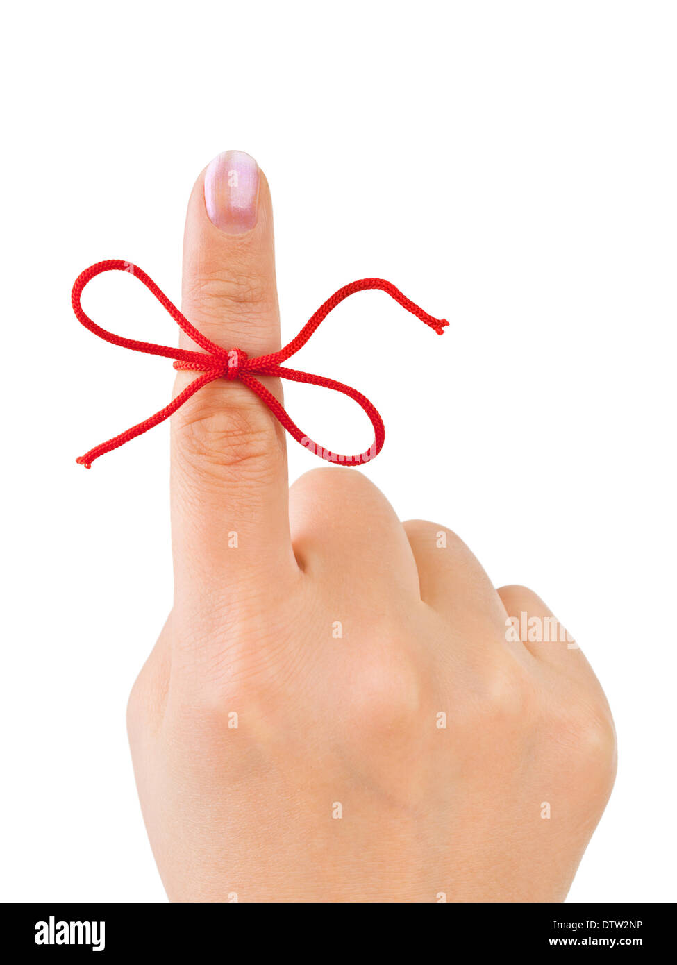 Finger string knot hi-res stock photography and images - Alamy