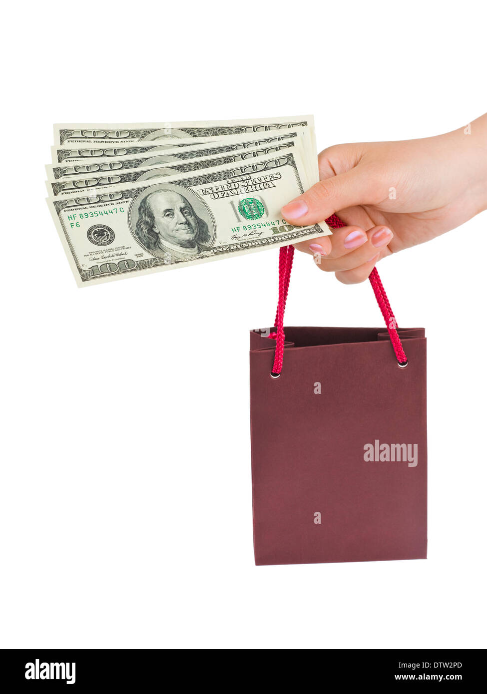 Hand money bag hi-res stock photography and images - Alamy