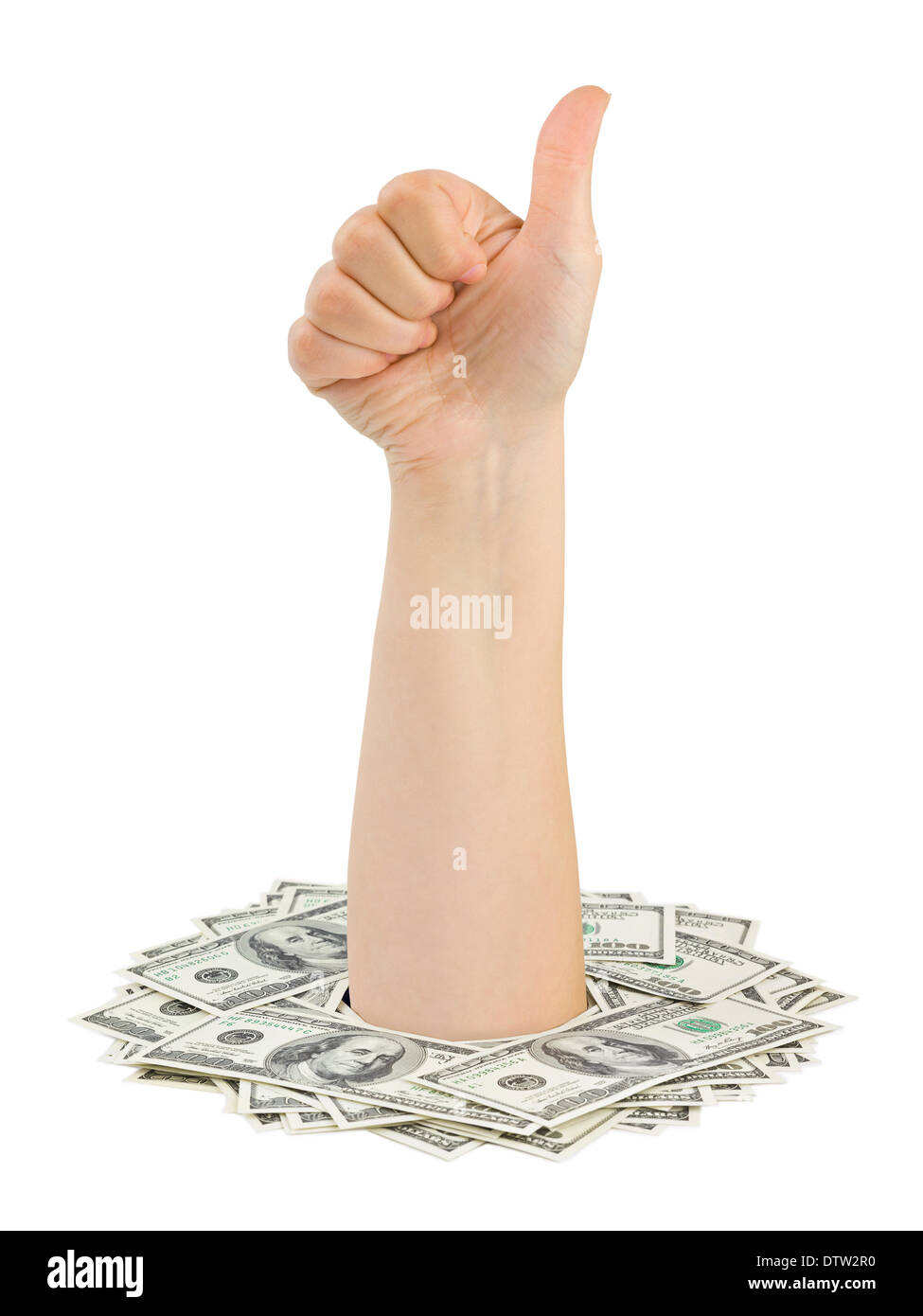 Money hand ok Cut Out Stock Images & Pictures - Alamy