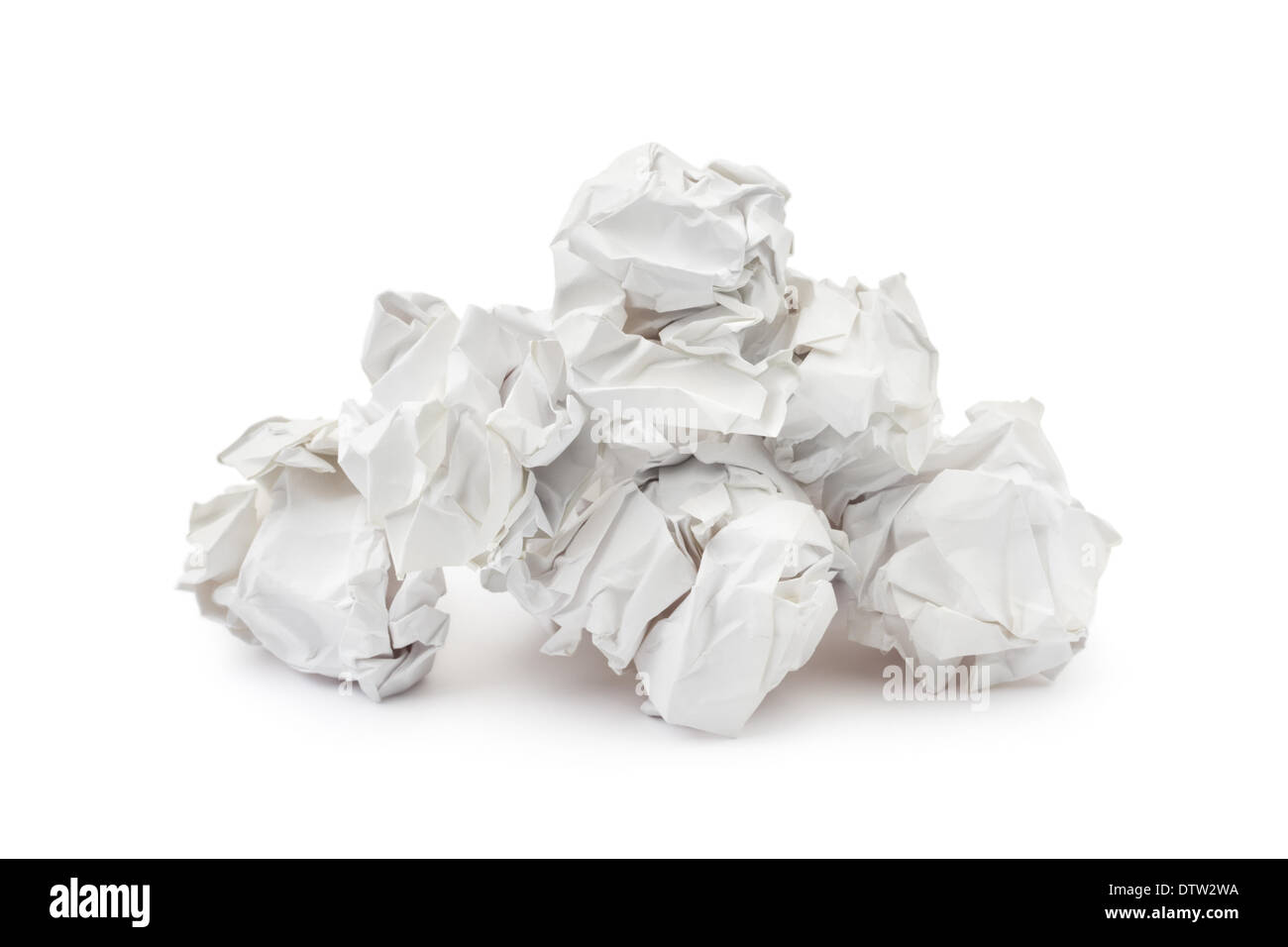 Heap of crumpled paper Stock Photo - Alamy