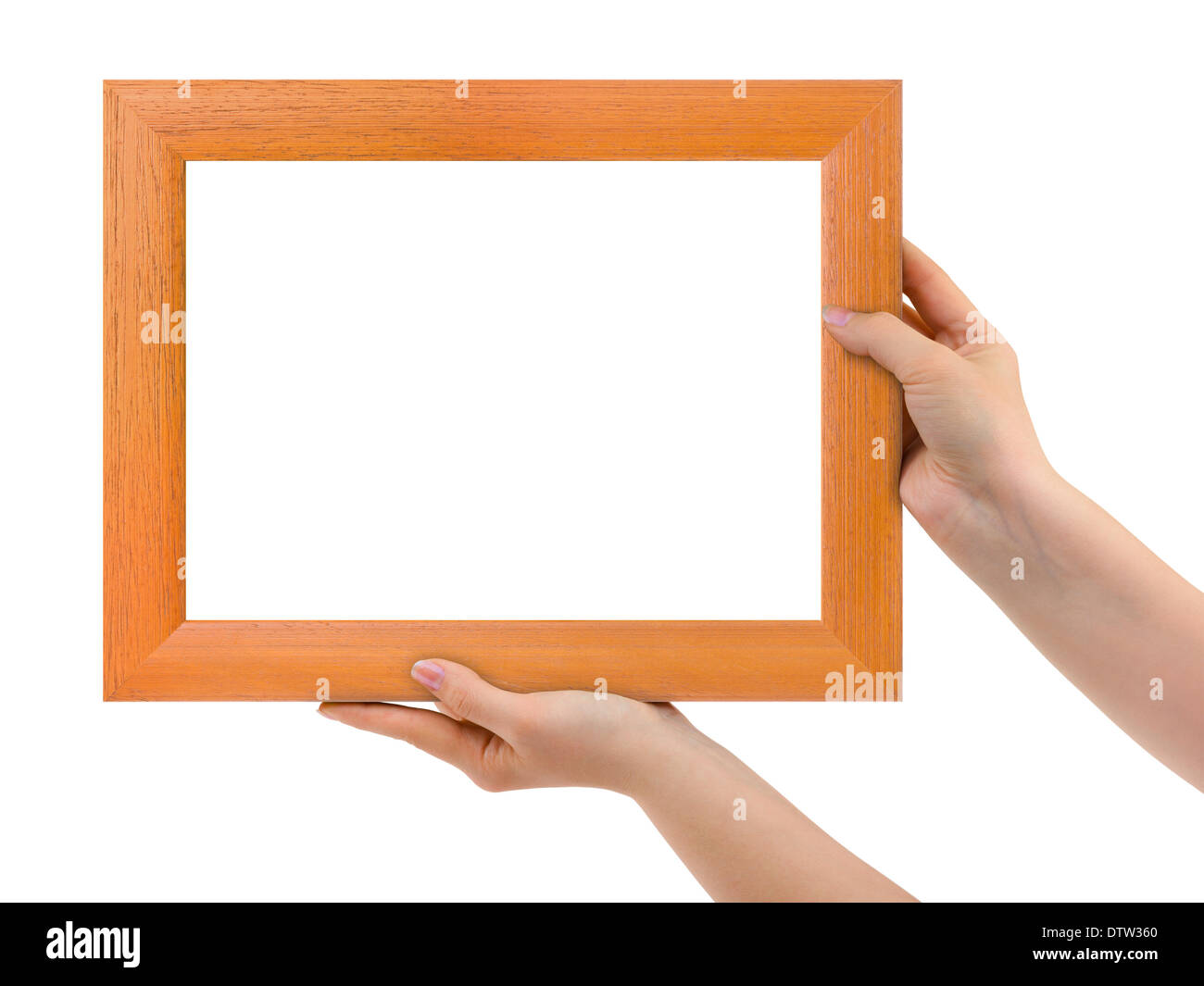 Frame in hands Stock Photo - Alamy