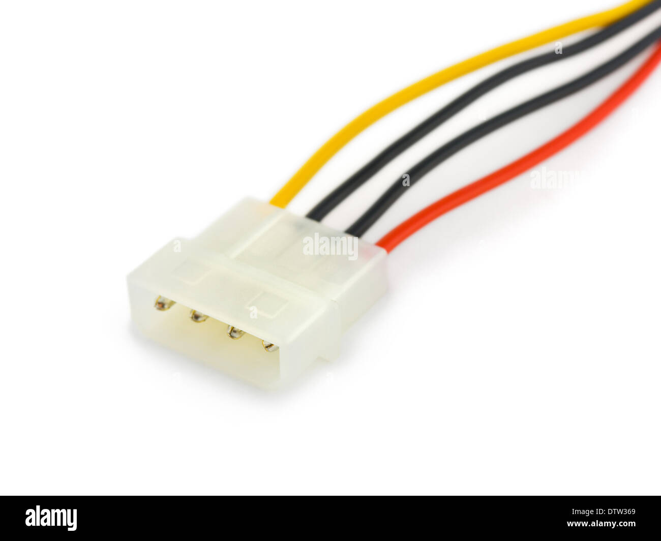 Power computer cable Stock Photo - Alamy