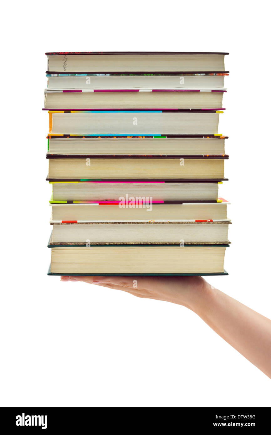 Woman in white book cover Cut Out Stock Images & Pictures - Alamy