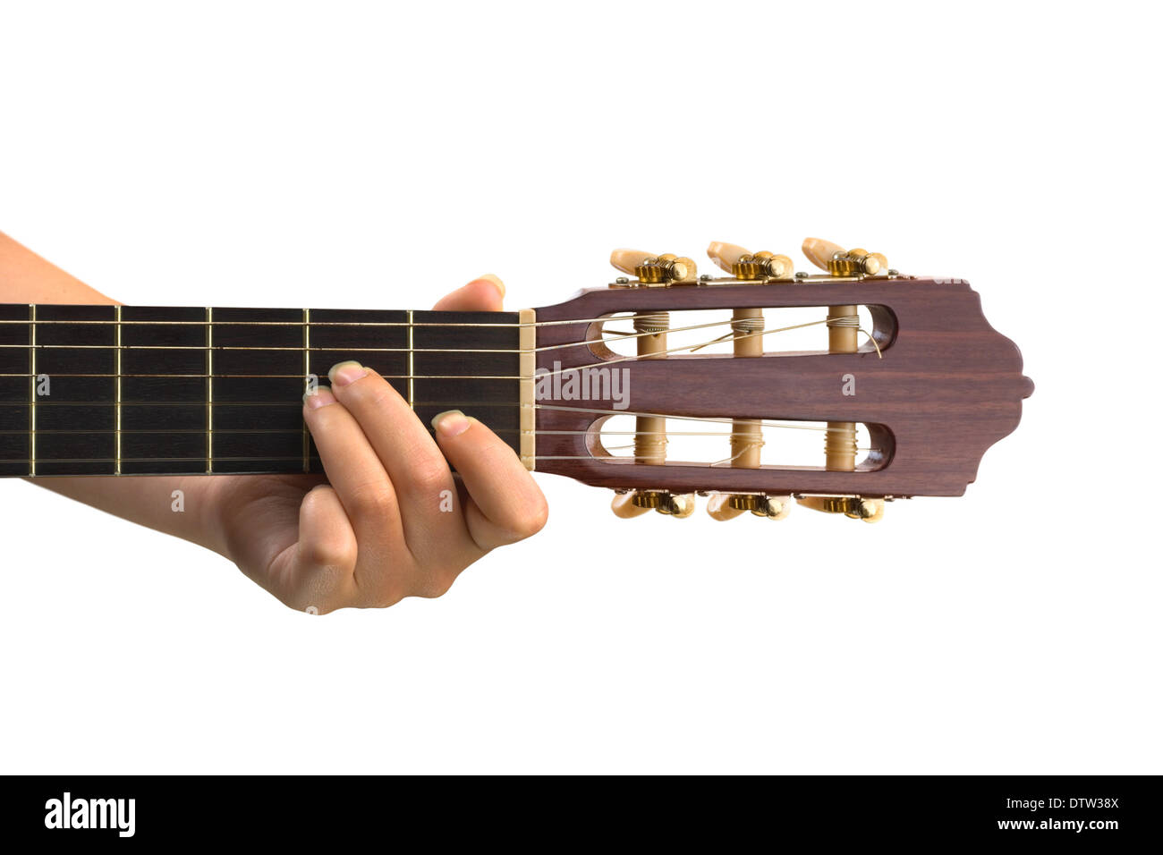 Hand and guitar Stock Photo - Alamy