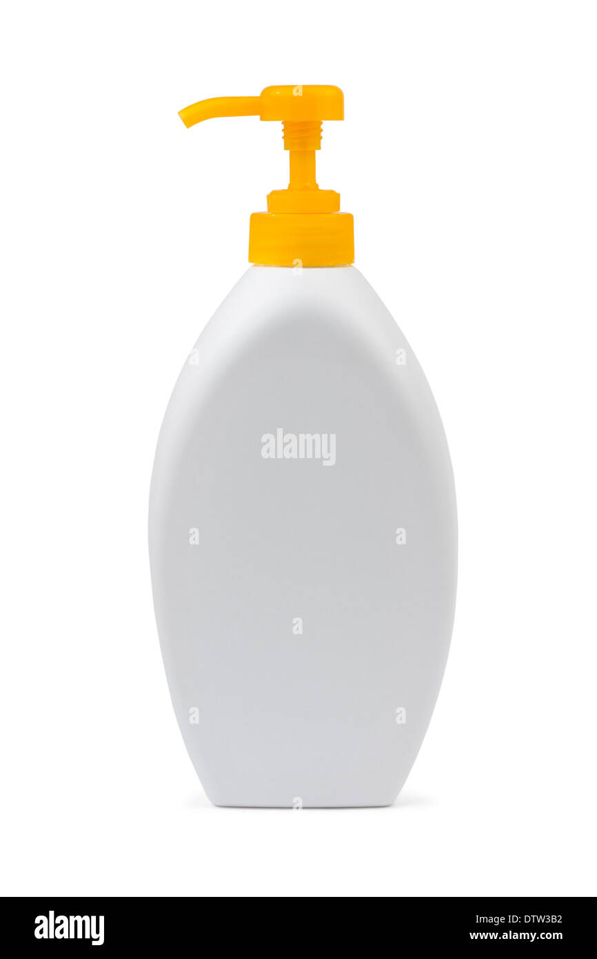 White plastic bottle Stock Photo - Alamy