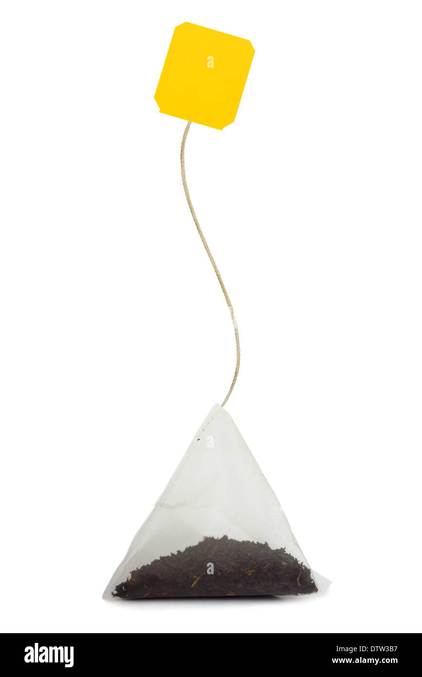 Close-up of tea bag Stock Photo - Alamy