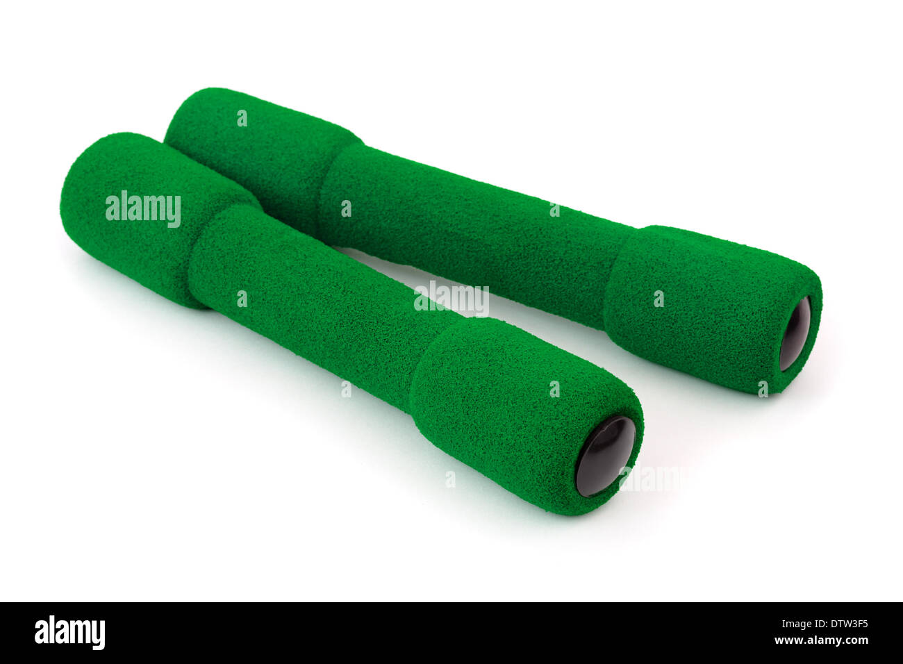 Two green hand weights hi-res stock photography and images - Alamy