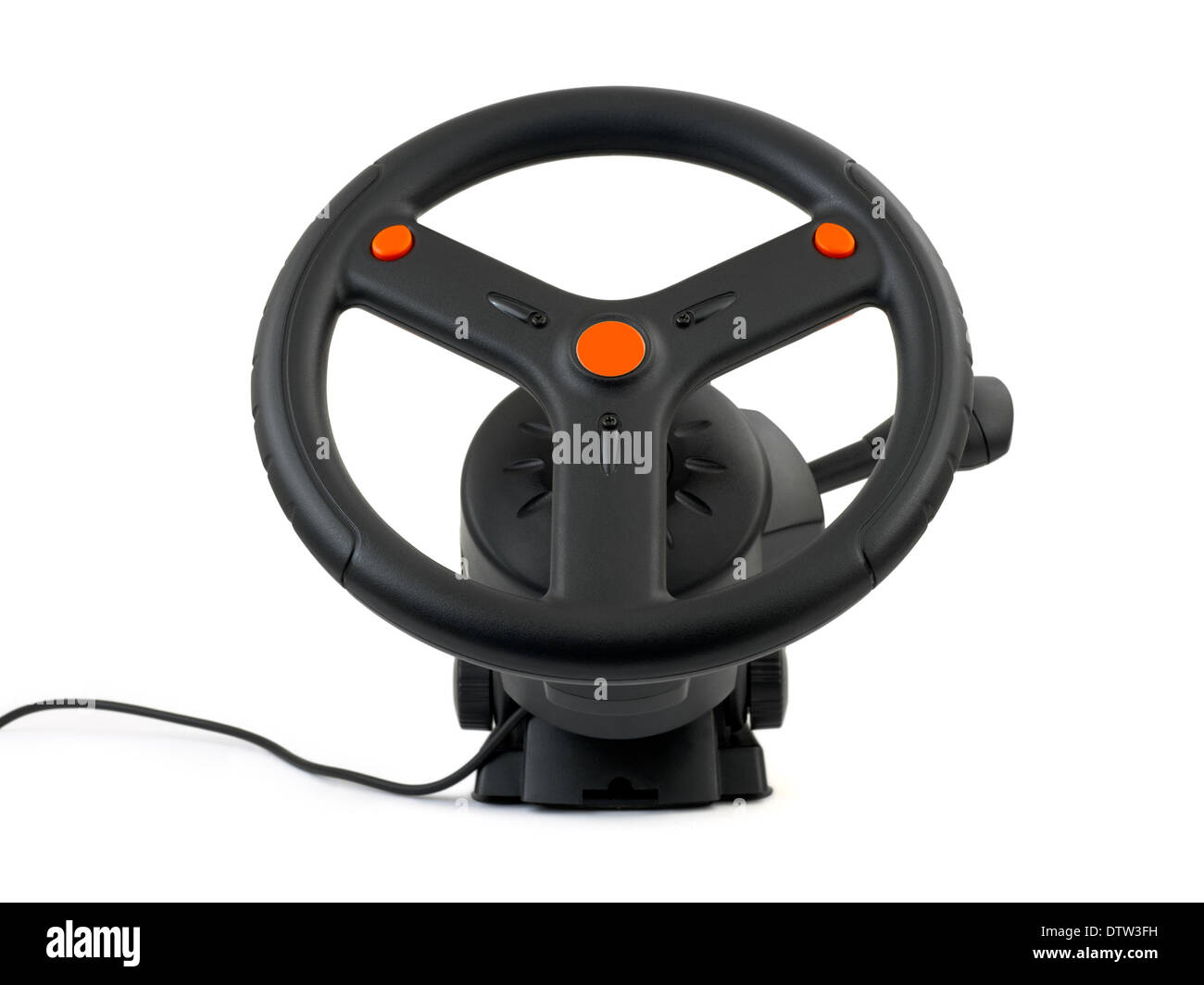 Computer steering wheel Stock Photo - Alamy
