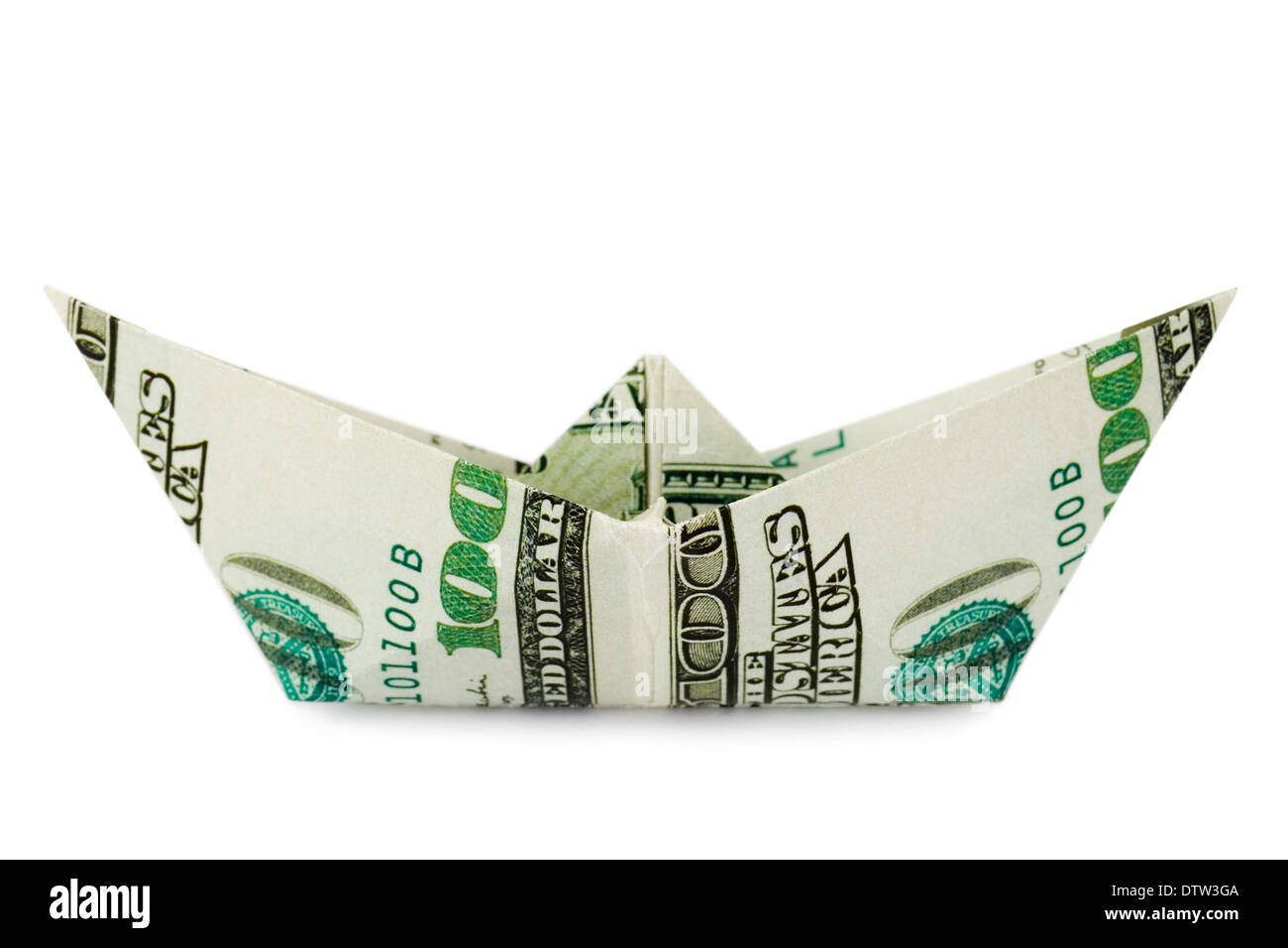 Ship made of money Stock Photo - Alamy