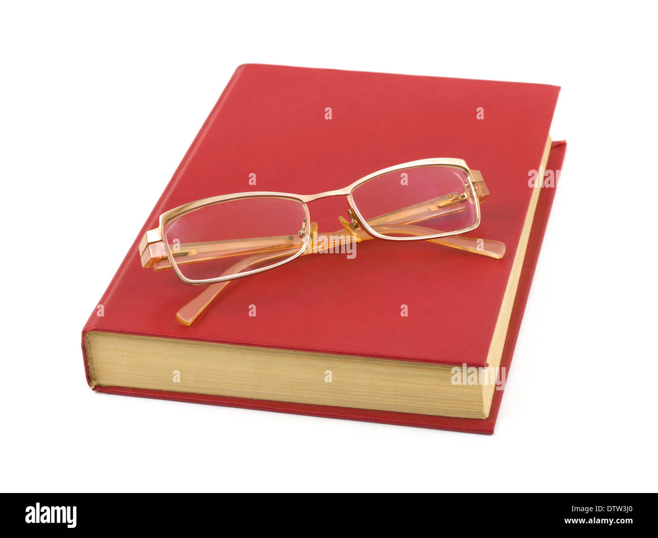 Book and glasses Stock Photo - Alamy