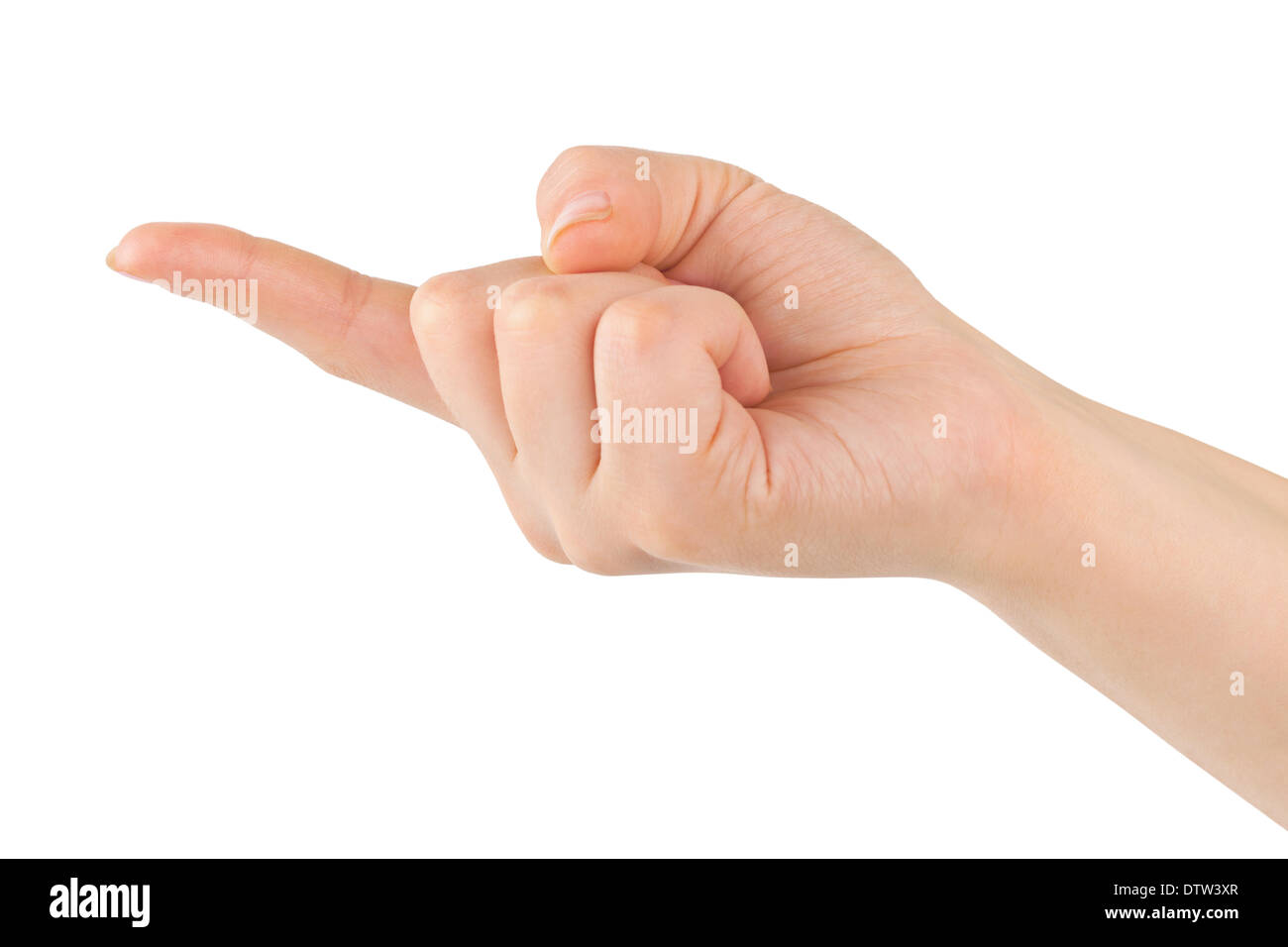 Finger point right hand Cut Out Stock Images & Pictures - Alamy