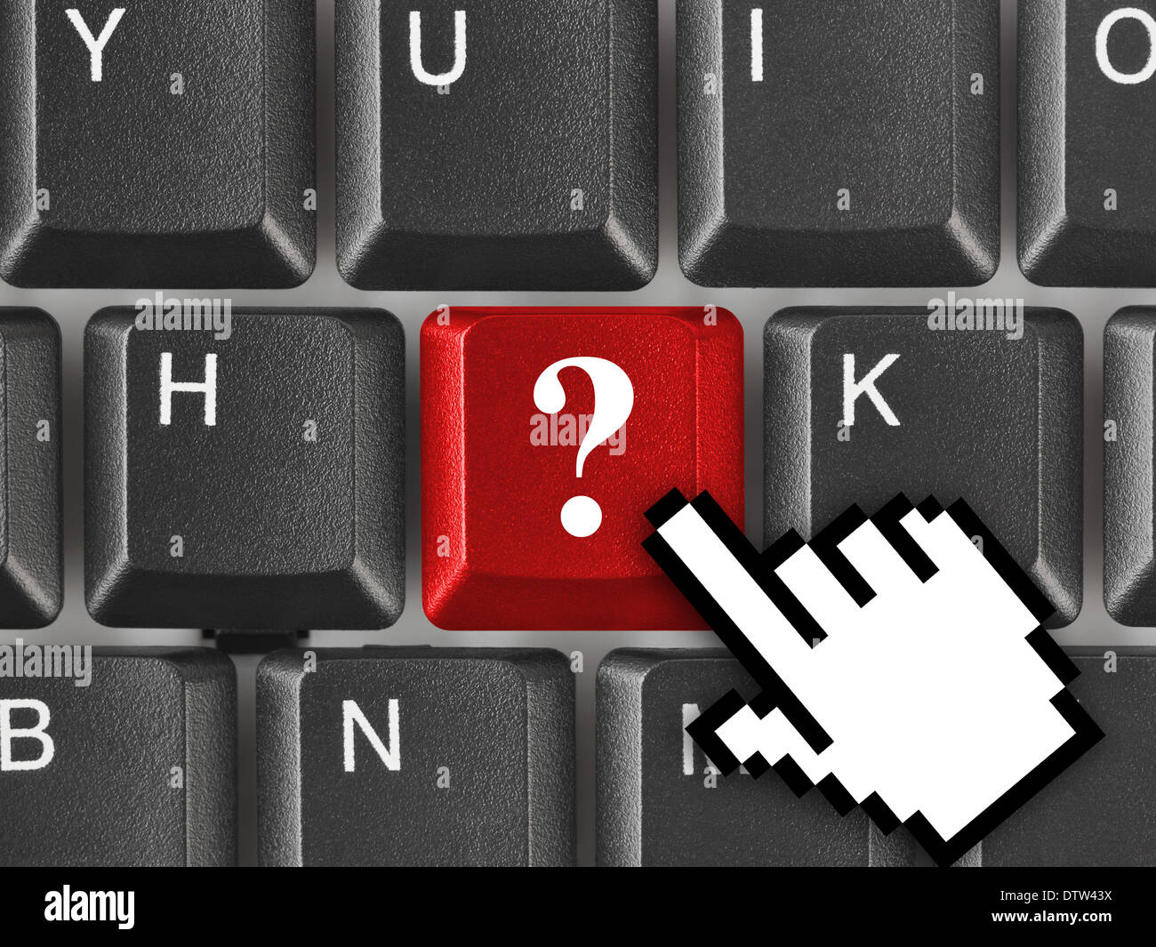 Question mark key keyboard hi-res stock photography and images - Alamy