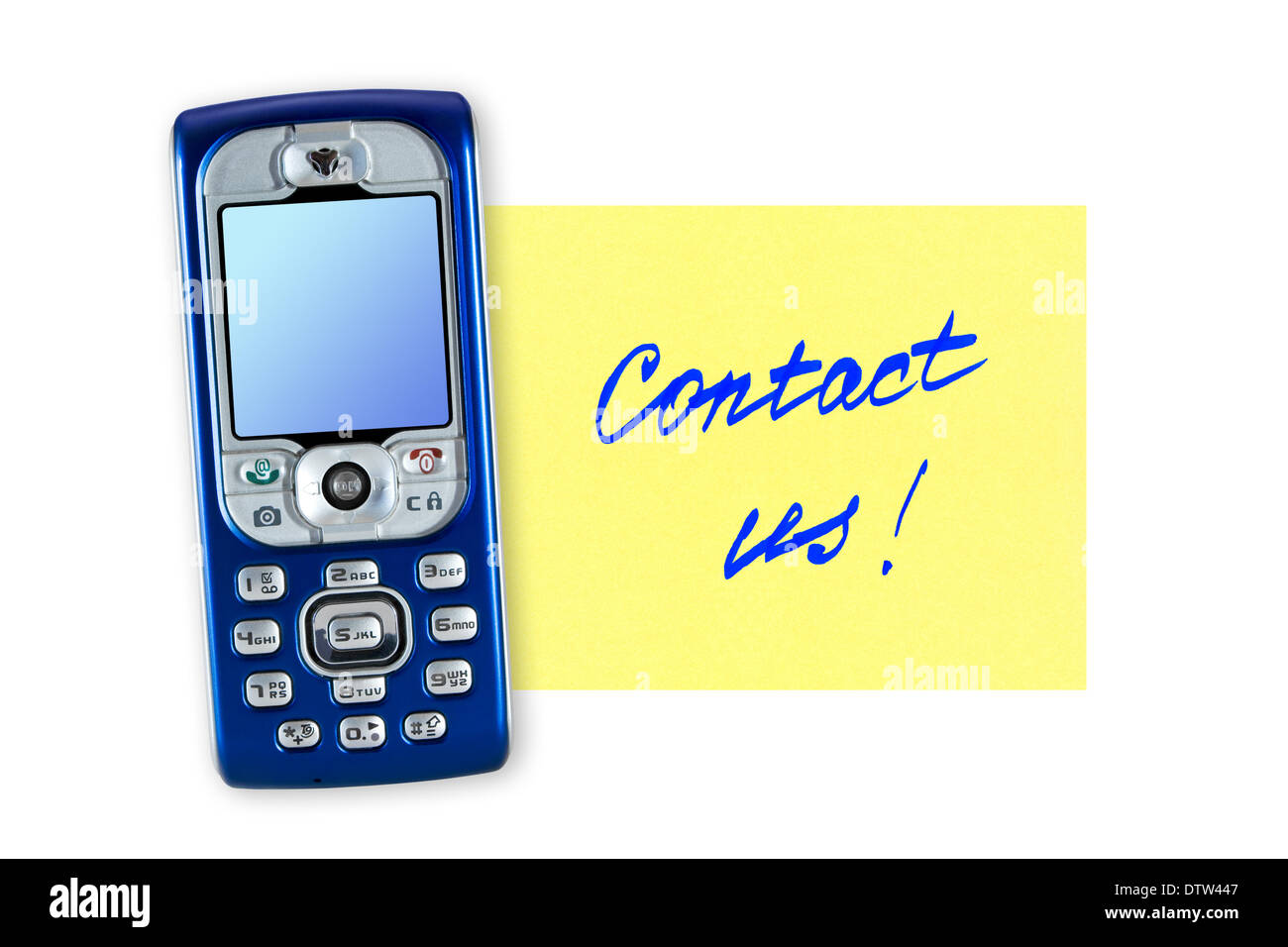 Yellow paper note word Cut Out Stock Images & Pictures - Alamy