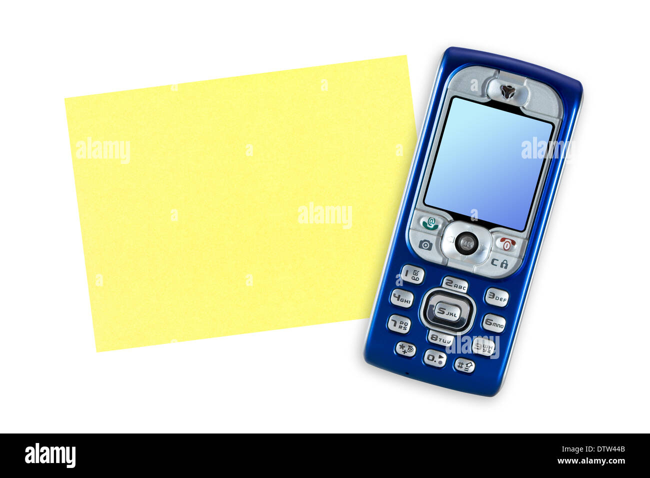 Mobile phone yellow notebook hi-res stock photography and images - Alamy