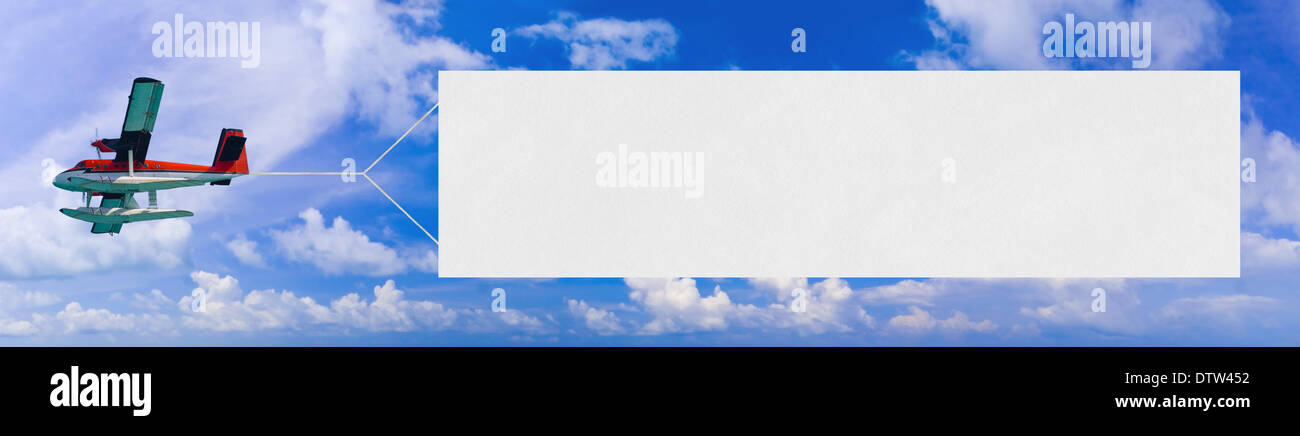 Banner airplane flying message hi-res stock photography and images - Alamy