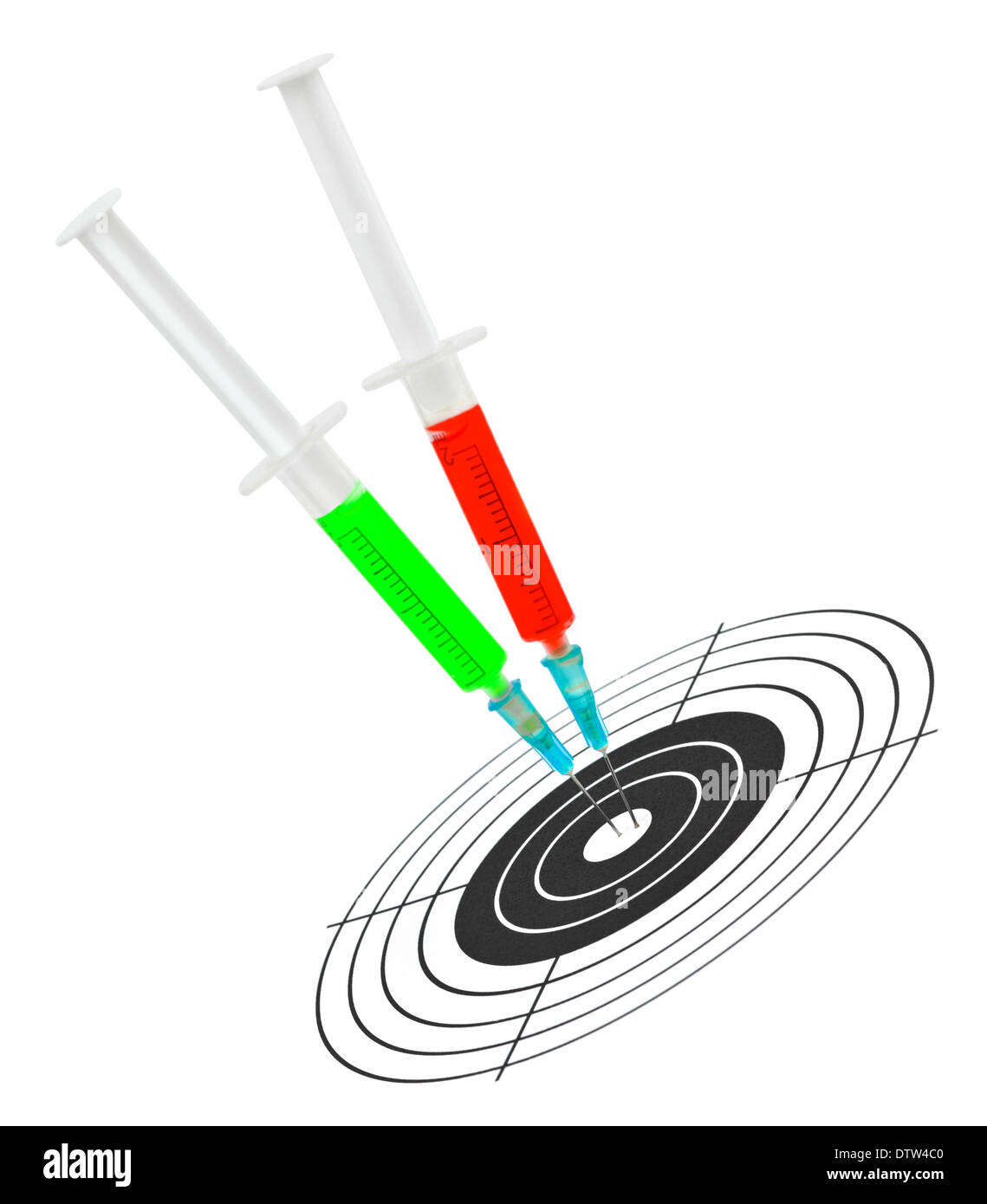 Syringes target hi-res stock photography and images - Alamy