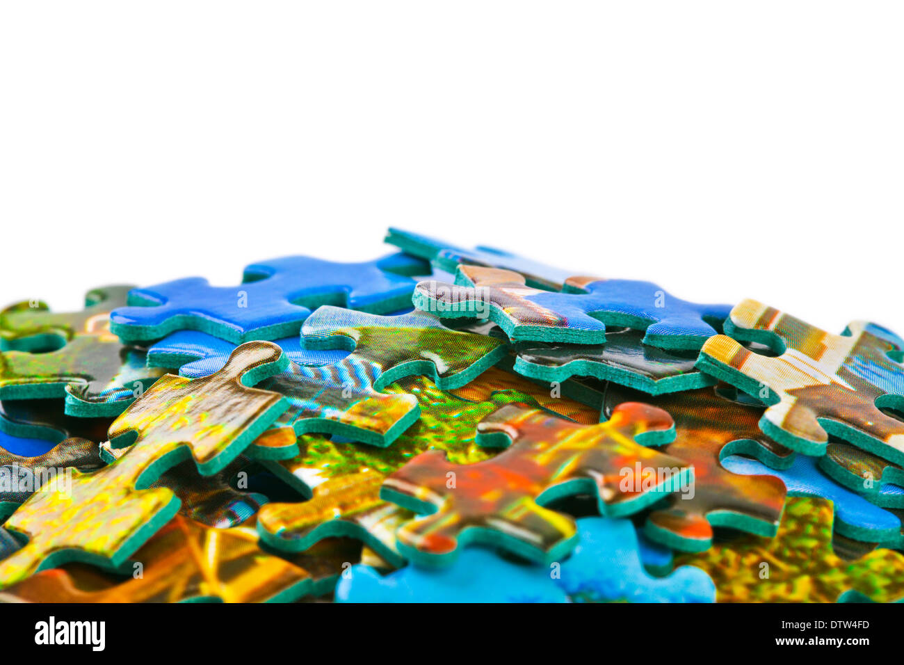 Pieces of puzzle Stock Photo - Alamy