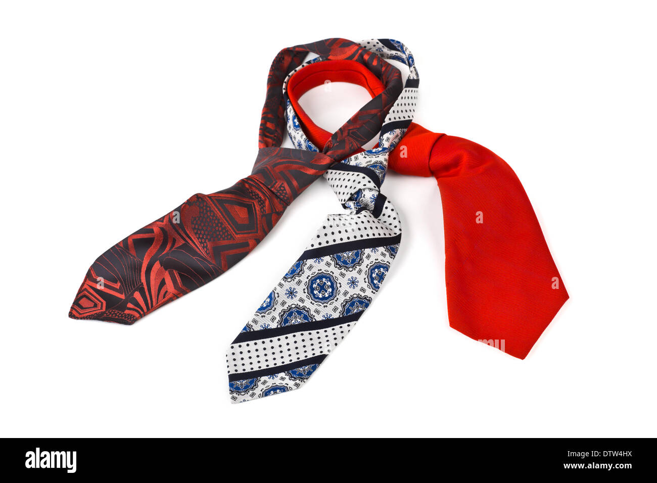 Tied wide tie hi-res stock photography and images - Alamy