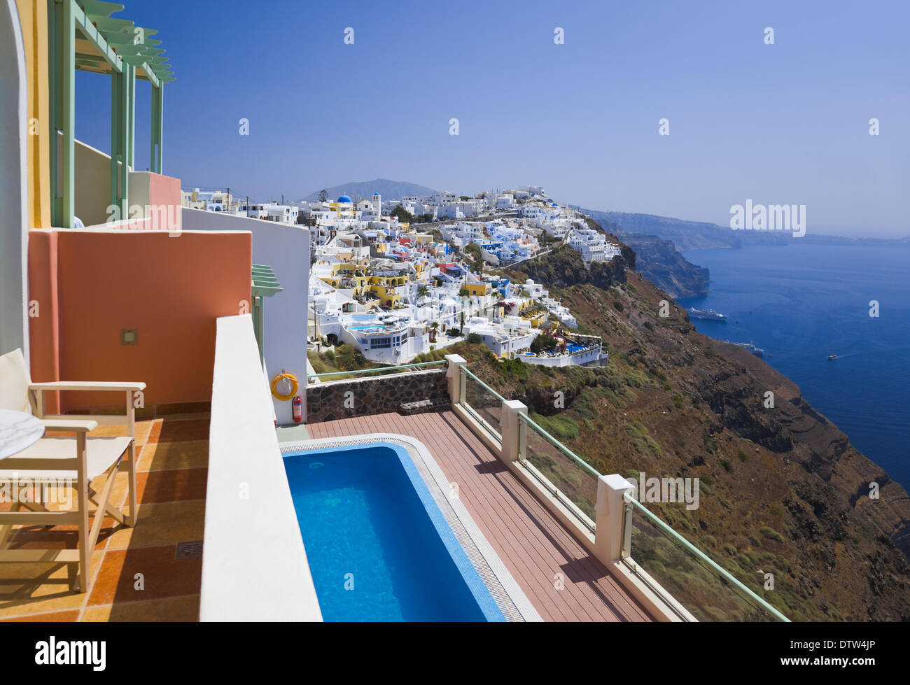 Santorini view - Greece Stock Photo - Alamy