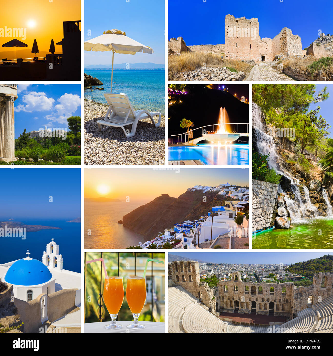 Greece ruins beach house hi-res stock photography and images - Alamy