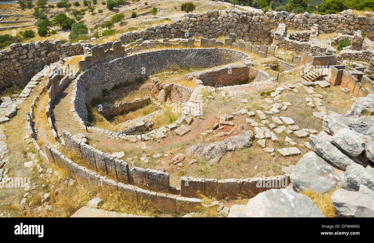 Mycenae ancient city greece hi-res stock photography and images - Alamy