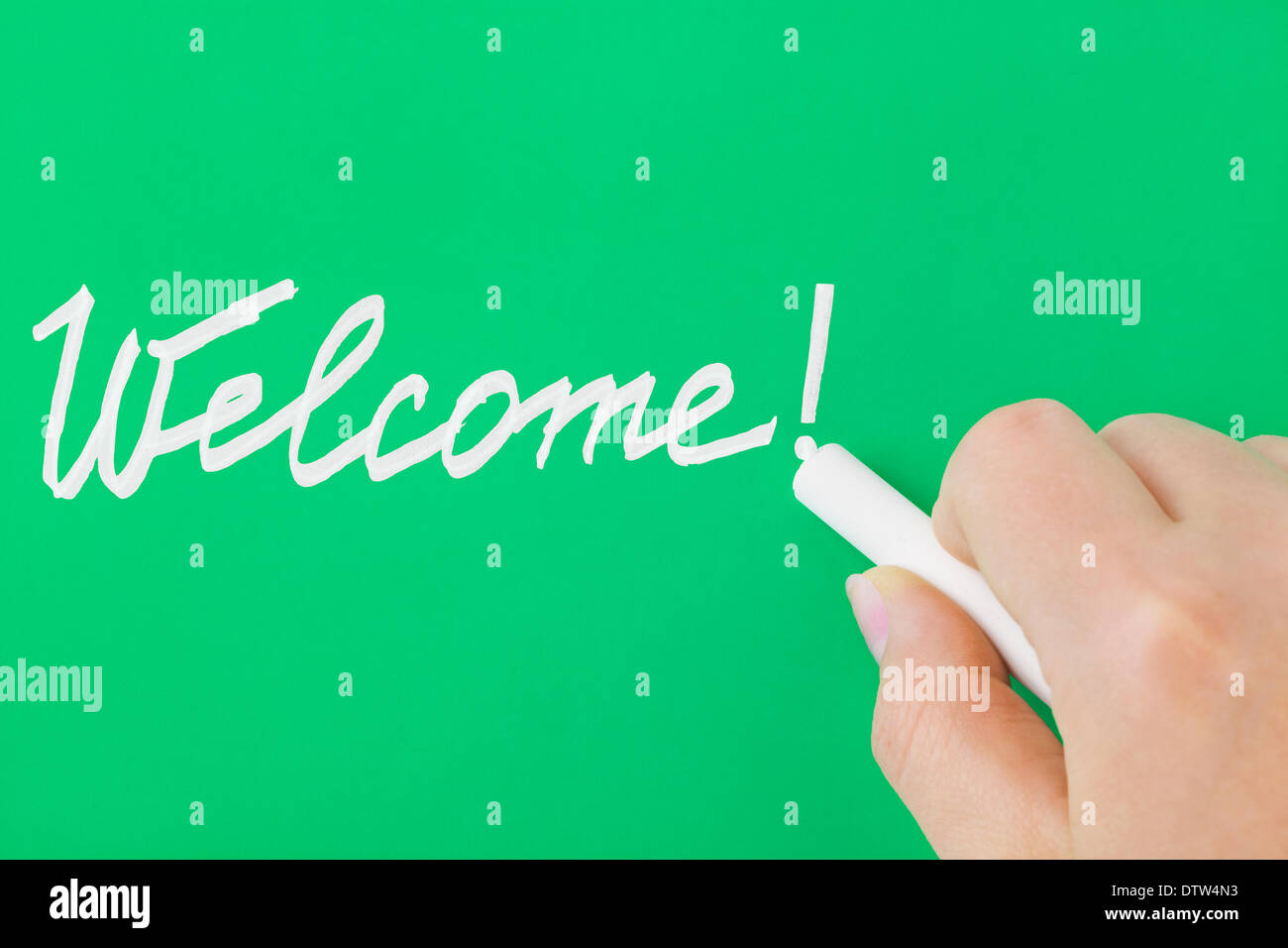 Welcome writing hi-res stock photography and images - Alamy
