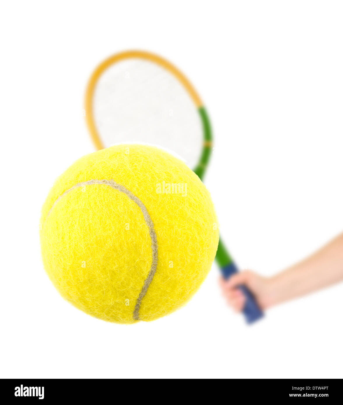 Old wood tennis racket hi-res stock photography and images - Alamy
