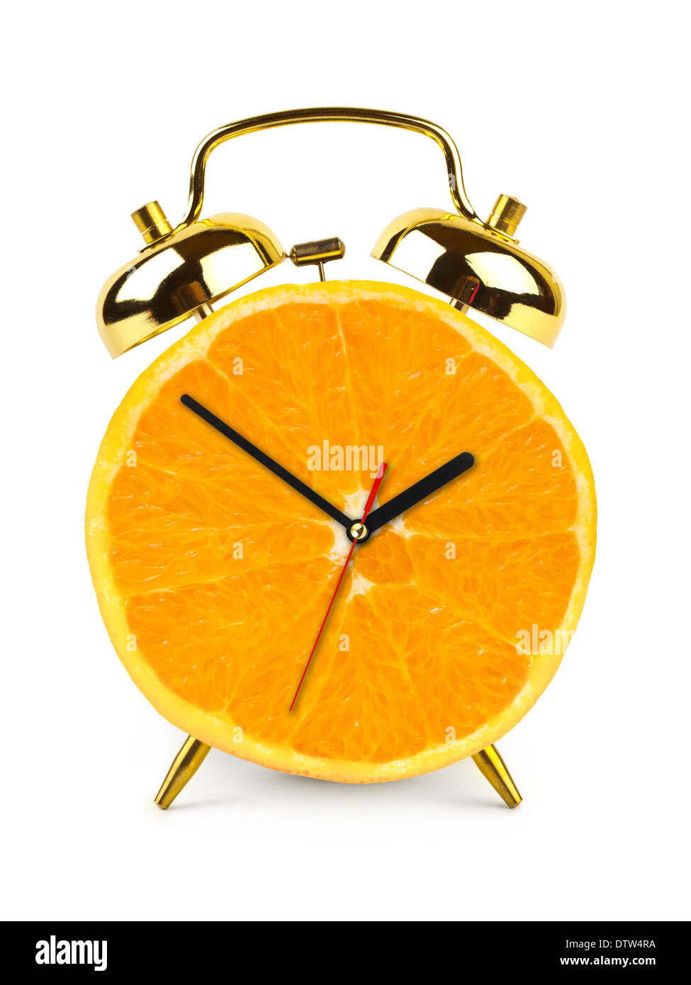 Orange clock hi-res stock photography and images - Alamy