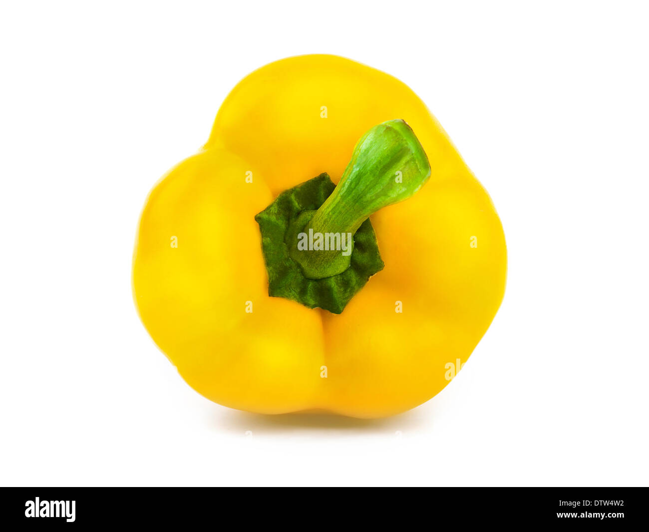 Close up yellow paprika Cut Out Stock Images & Pictures - Alamy